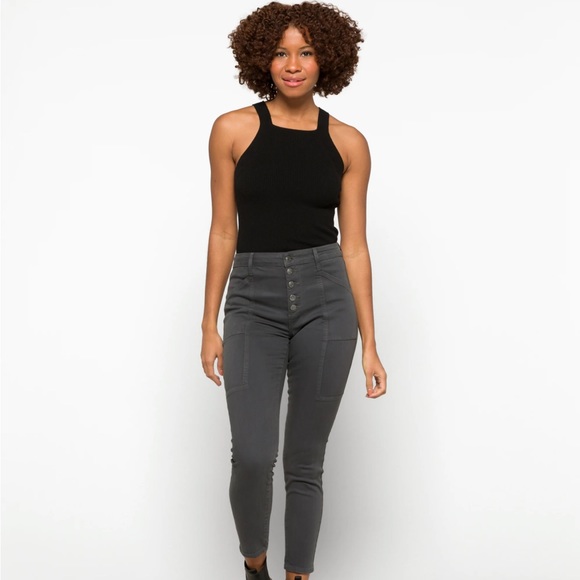 pistola | Pants & Jumpsuits | Pistola High Rise Button Front Cargo Pant ...